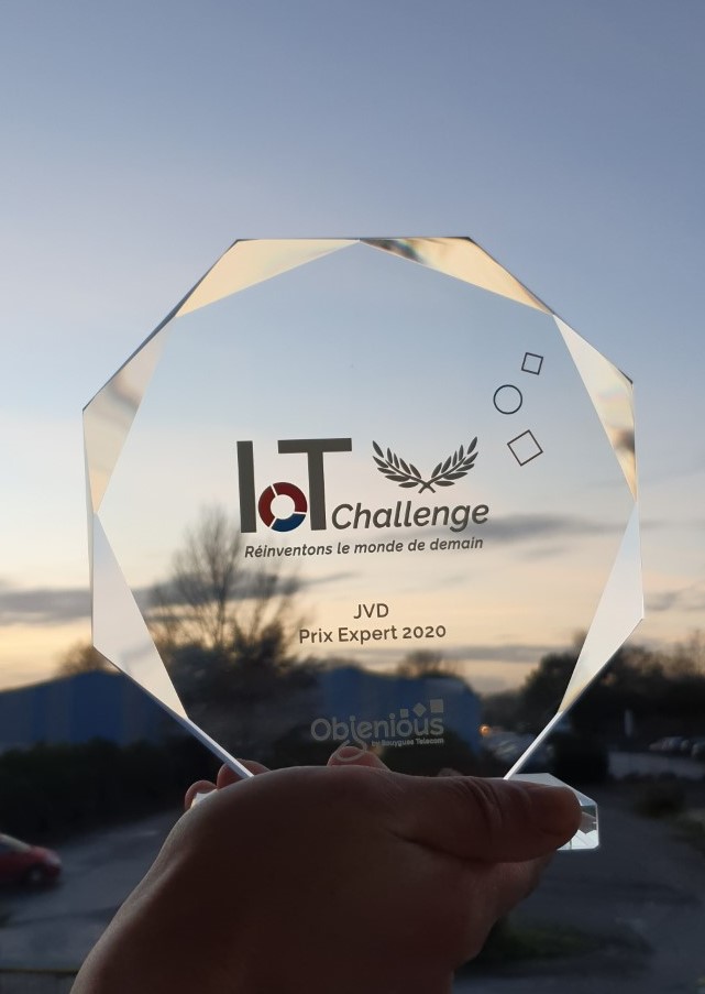 Jvd Remporte Le Prix Expert Du Iot Challenge Organisé Par Objenious Jvd 